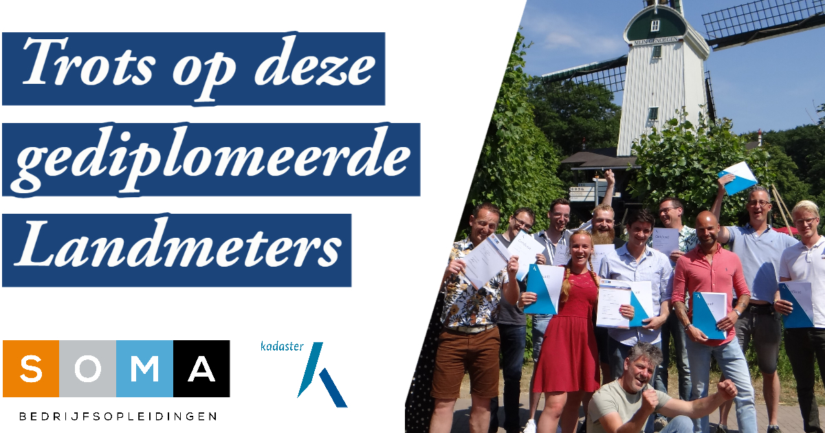Nieuwe landmeters gediplomeerd | SOMA